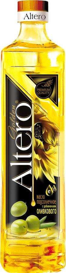 Масло подсолнечное ALTERO Golden с добавлением оливкового, 810мл купить на OZON по низкой цене ...