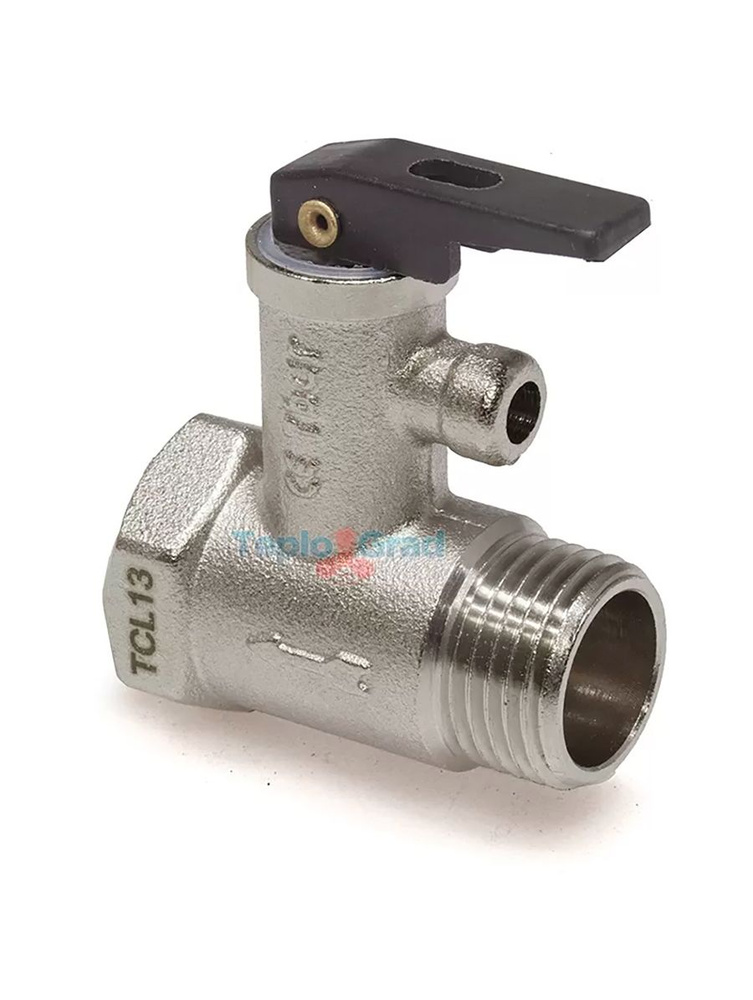 Предохранительный клапан TIM 1/2 для бойлера с ручкой купить на OZON по низкой цене (1292316347)