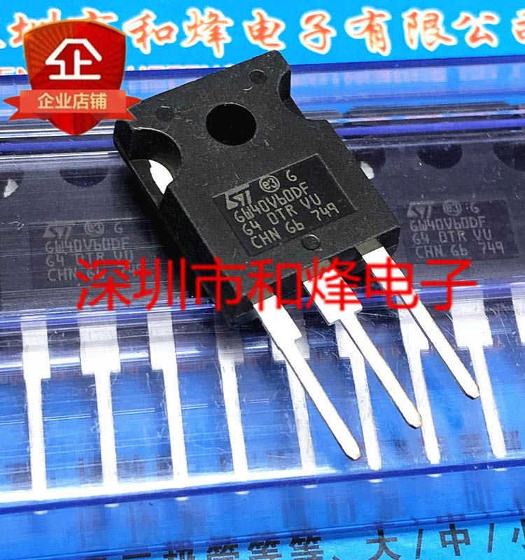 5шт STGW40V60DF GW40V60DF TO-247 IGBT 600V 40A ic чип Электронные компоненты BOM купить на OZON ...