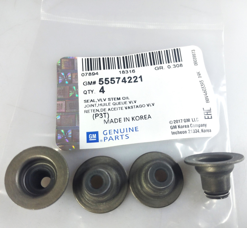 Колпачок маслосъемный на General Motors 55574221 / 4шт купить на OZON ...