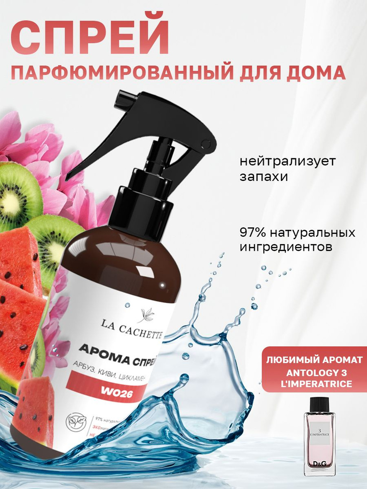 Парфюмированный спрей для автомобиля и дома La Cachette W026 Antology 3 ...