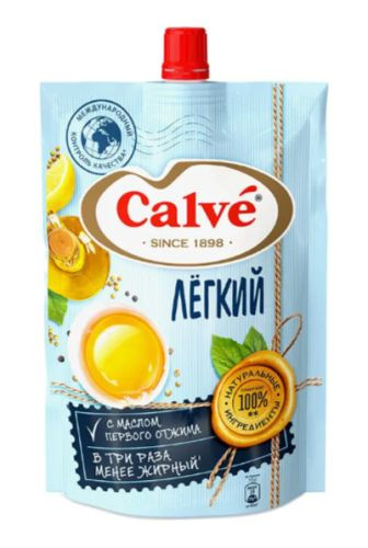 Calve Майонез Легкий, 400 г/ купить на OZON по низкой цене (1860066423)