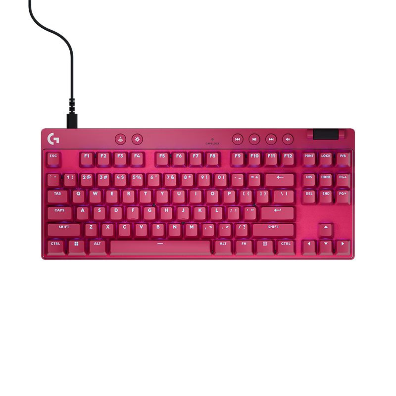 Logitech Игровая клавиатура проводная PRO X TKL RAPID, (Cherry MX Speed ...