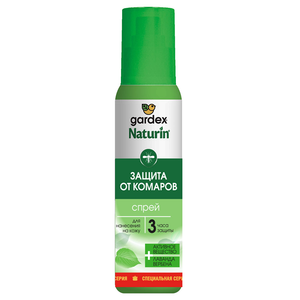 Спрей от комаров Gardex Naturin, для нанесения на кожу, 110мл купить на OZON по низкой цене ...