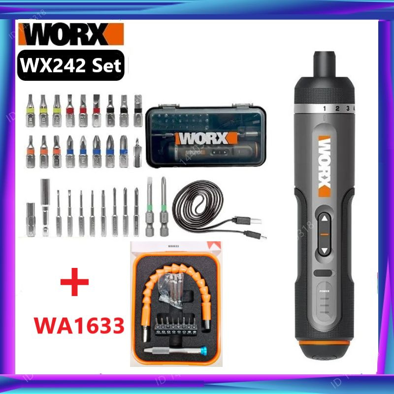 Worx WX242 Набор электрических шуруповёртов Умные беспроводные ...