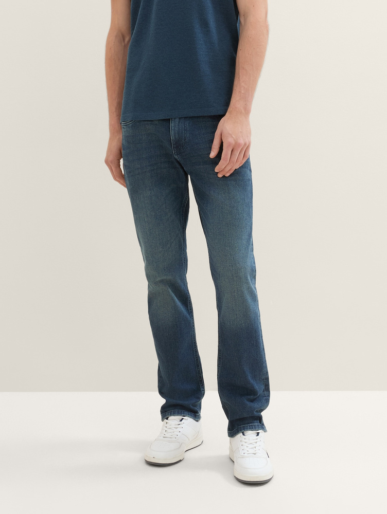 Джинсы Мужской Tom Tailor темно-синий джинсовый Хлопок, размер 56 Средняя Бангладеш На любой ...