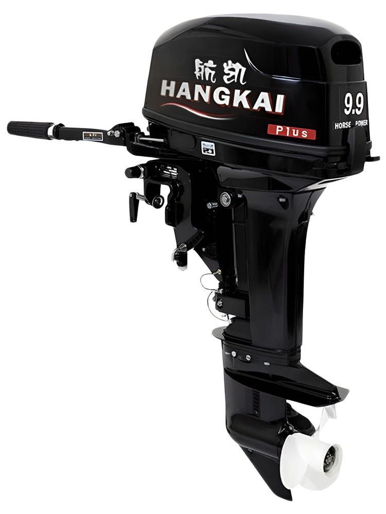 Мотор лодочный 9.9 л.с. HANGKAI 2-х тактный /бензиновый /подвесной Ханкай Раздушен до 20 л.с ...