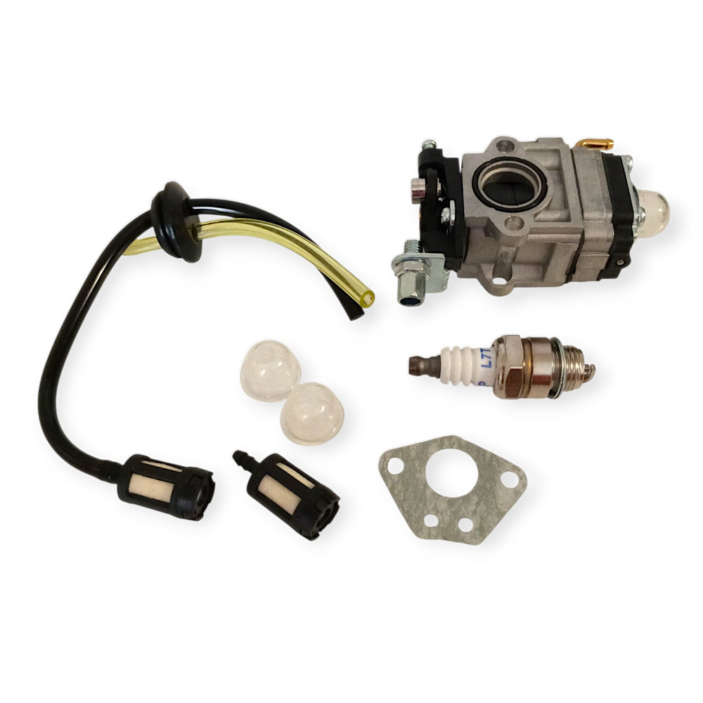 Карбюратор для бензокосы,мотокосы,триммера 43-52-58-62см3+комплект для обслуживания. купить на ...