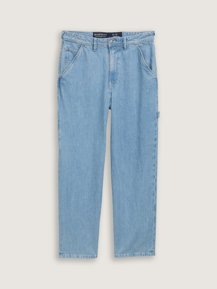 Джинсы Мужской Tom Tailor голубой Деним, размер 48 Комбинированная Бангладеш На любой сезон ...