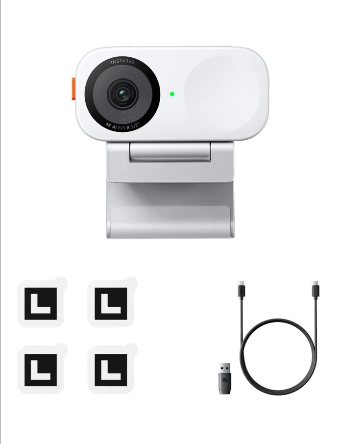 Insta360 Link 2C 4K веб камера для ПК и Mac с датчиком 1 2 дюйма0 ...