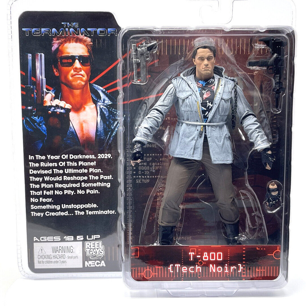 Фигурка NECA The Terminator - T-800 Tech Noir купить на OZON по низкой ...