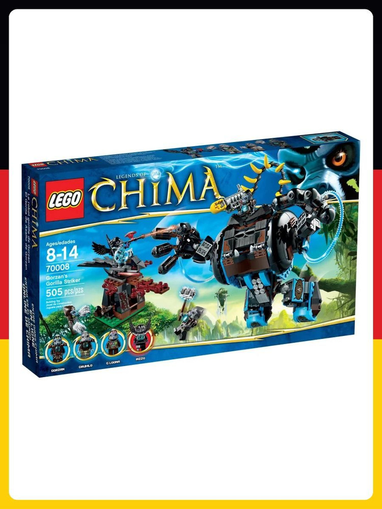 Конструктор LEGO 70008 Legends of Chima Робот-горилла Горзана купить на ...
