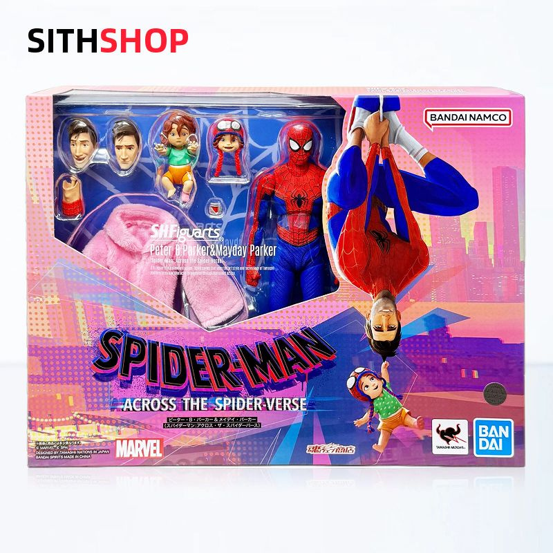 Фигурка Bandai S.H.Figuarts Spider-Man Across the Spider-Verse Peter B. Parker & Mayday Parker 1 ...