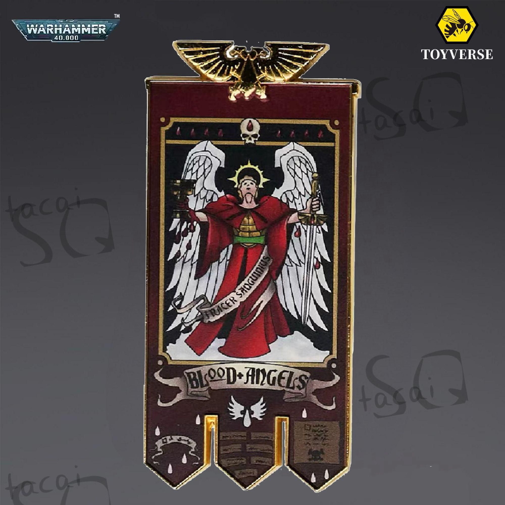 Warhammer 40000 Space Marine Chapter Banner Space Wolves Alloy material ...