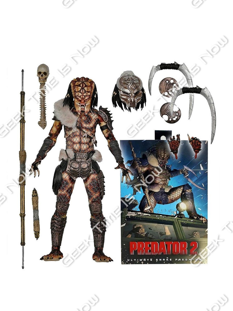Хищник Змея NECA Подвижная Фигурка Predator Snake (Original Version ...