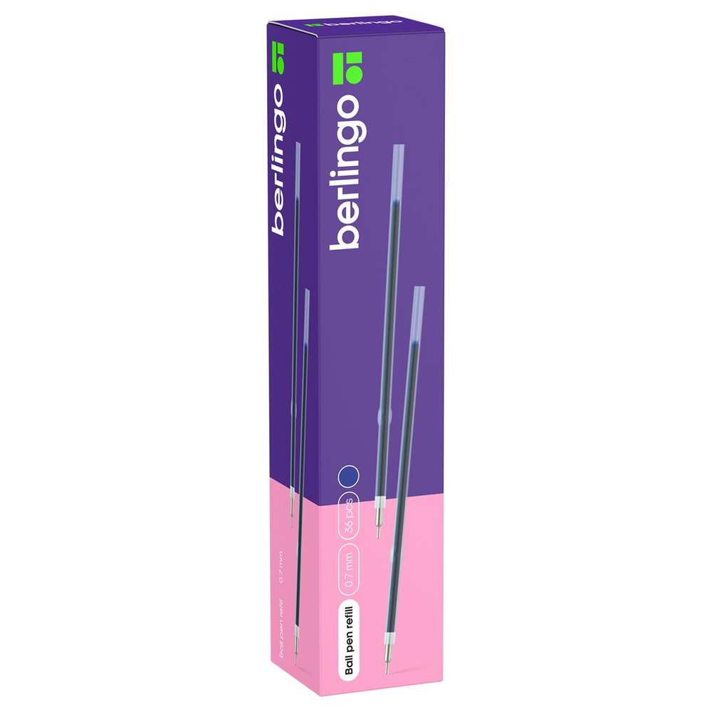 Набор 36 шт. - Стержень шариковый для автомат. ручек Berlingo Triangle ...