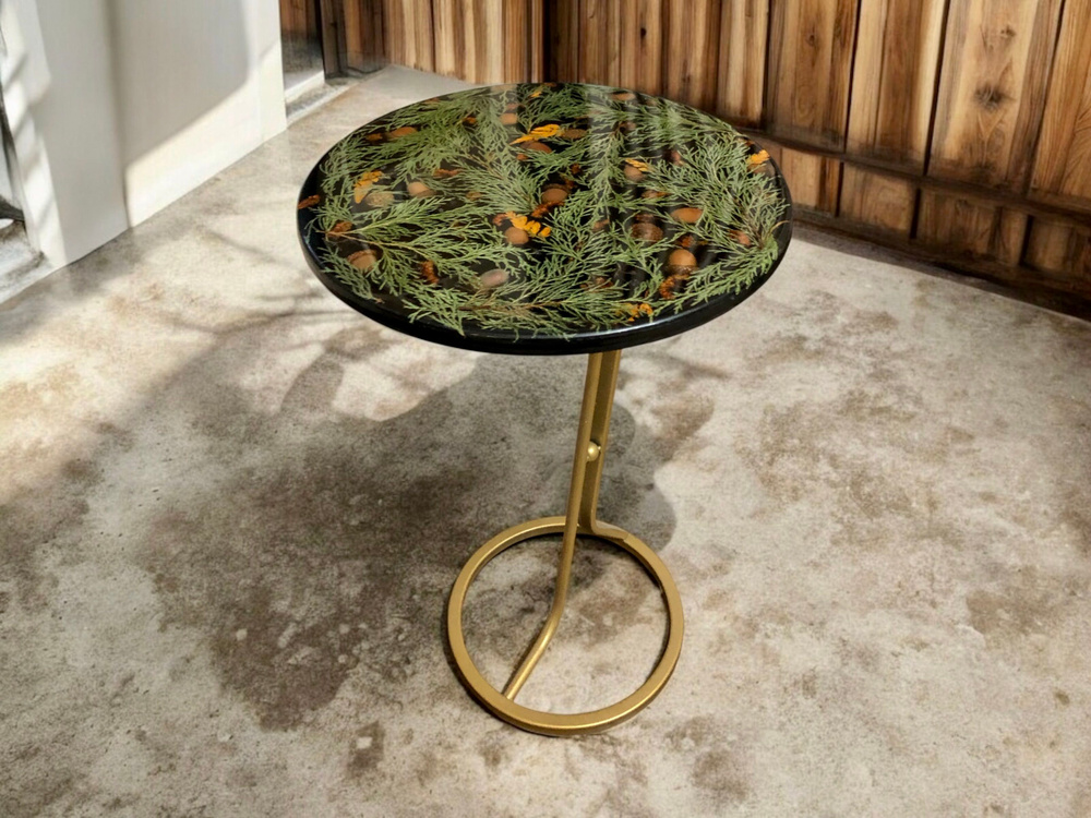 Приставной столик Epoxy.rooom столики 35 x 10 x 55 см купить c доставкой на OZON по низкой цене ...