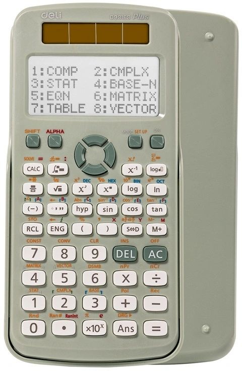 Калькулятор Deli научный зеленый 10+2-разр. (ED991ES GREEN) купить на OZON по низкой цене ...