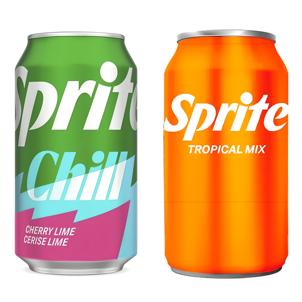 Газированный Напиток Sprite Chill+Tropical Mix, 355мл, США, 2шт купить ...