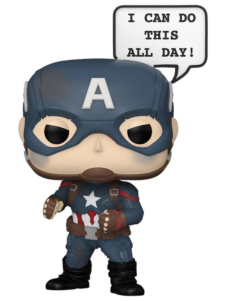 Фигурка Funko POP! Bobble Marvel Infinity Saga Captain America(I can ...