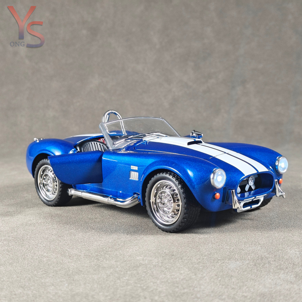 Mодель автомобиля 1:22 Ford Shelby Ac Cobra 1965 Классические автомобили Детские игрушки ...