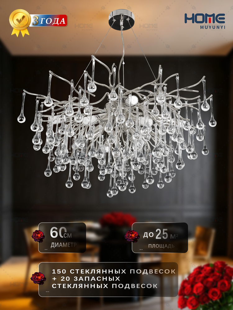 HOMEMYY Потолочный светильник, E14, 120 Вт купить на OZON по низкой цене (1950969790)