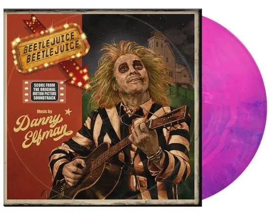 OST - Beetlejuice Beetlejuice (Score) - Purple & Pink Hand Poured ...