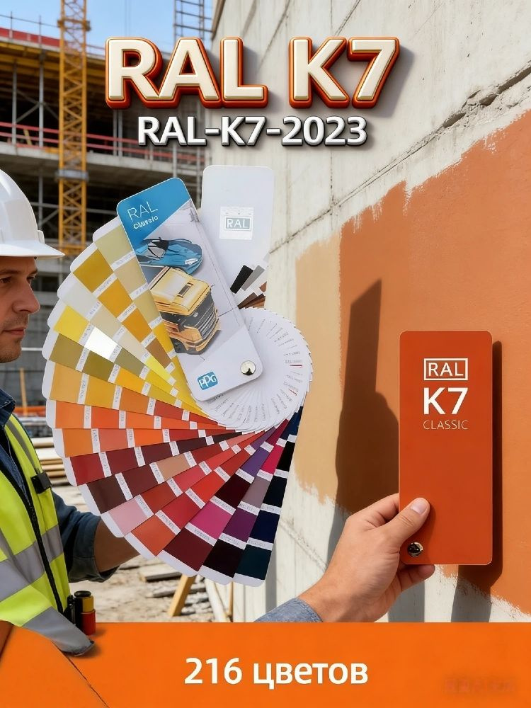 2024 Каталог цветов по системе RAL classic K7 купить на OZON по низкой ...