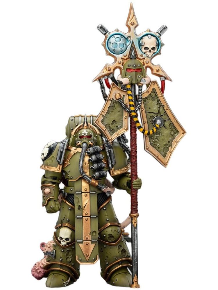 Подвижная фигурка JOYTOY Warhammer 40K Death Guard Plague Marine Icon ...
