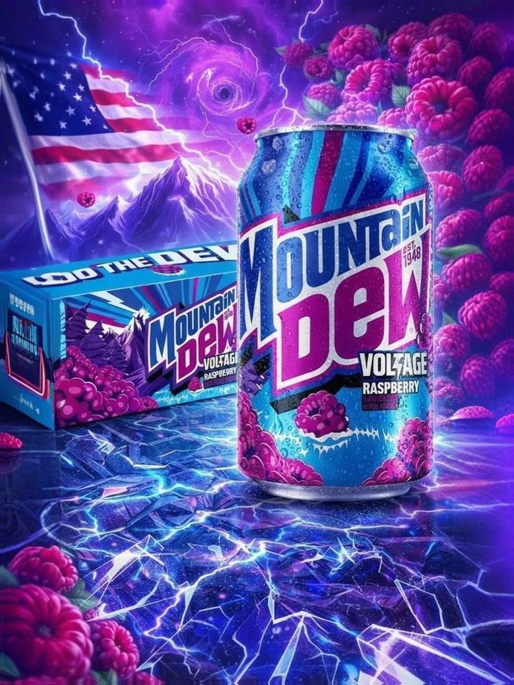 Mountain Dew Voltage 355 ml купить на OZON по низкой цене (3462972563)