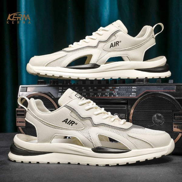 Сандалии Мужской KERNA, размер 42 Искусственная кожа Без каблука Рельефный рисунок подошвы Лето ...