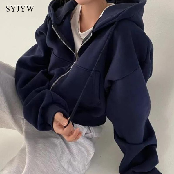 Толстовка Женский SYJYW темно-голубой Другое Политекс, размер 44 Длинный Другое Китай купить c ...