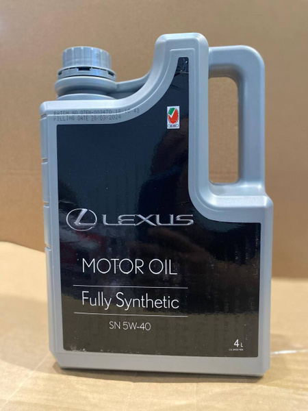 Масло моторное Toyota SN Lexus Motor Oil 5W-40 Синтетическое 4 л 08880 ...