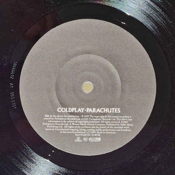 Виниловая Пластинка Coldplay - Parachutes Vinyl, LP, Album, Reissue ...