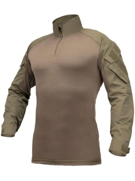 Рубаха боевая Мужской Ars Arma, размер 56, 58 оливковый, рост 178-188 Хлопок, Нейлон Однотонный ...