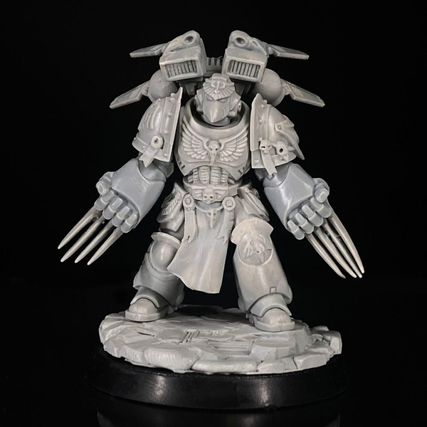 Raven Guard Captain with Jump Pack, Original Conversion миниатюра по ...