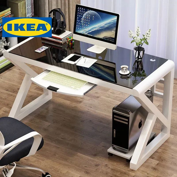 Компьютерный стол IKEA HWnXB1, 120х60х75 см купить c доставкой на OZON ...