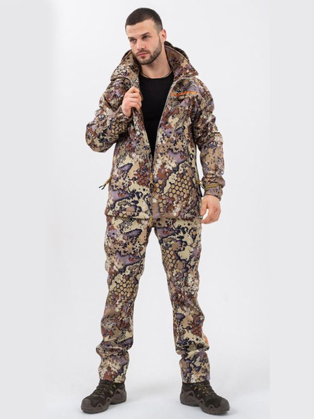 Костюм рабочий Мужской TRITON GEAR, размер 48, 50 коричневый, камуфляж ...