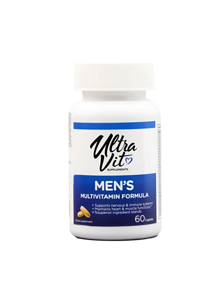 UltraVit Men's Multivitamin Formula 60 каплет - Витамины для мужчины ...