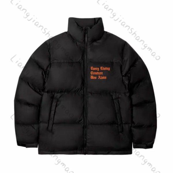 Пуховик Мужской, Женский VLONE Вышивка желтый круглый Полиэстер, размер ...