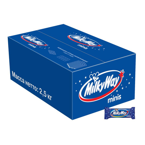 Конфеты шоколадные Milky Way Minis, 2.5кг купить на OZON по низкой цене ...