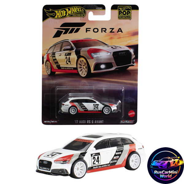 Машинка Mattel Hot Wheels Премиум автомобиль Поп-культура HXD63 17 Audi RS6 Avant (Forza) купить ...