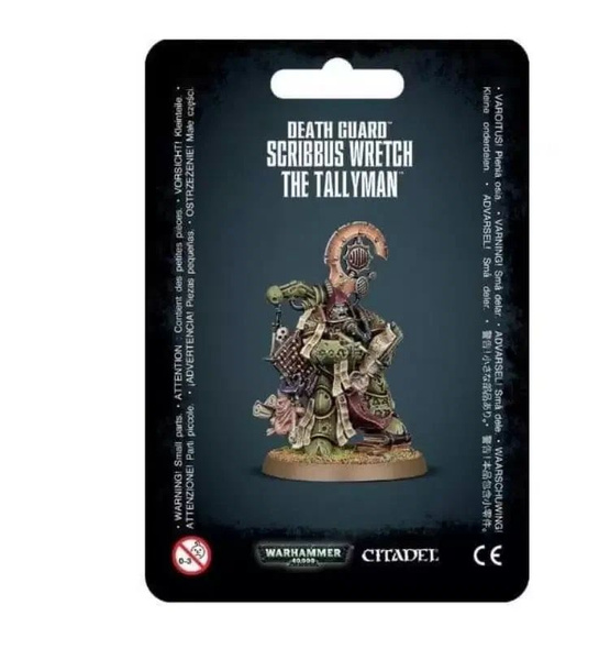 миниатюры WH40K: Death Guard Scribbus Wretch the Tallyman (2021) купить ...