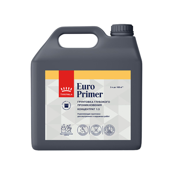 Tikkurila Euro Primer грунтовка Евро Праймер купить на OZON по низкой ...