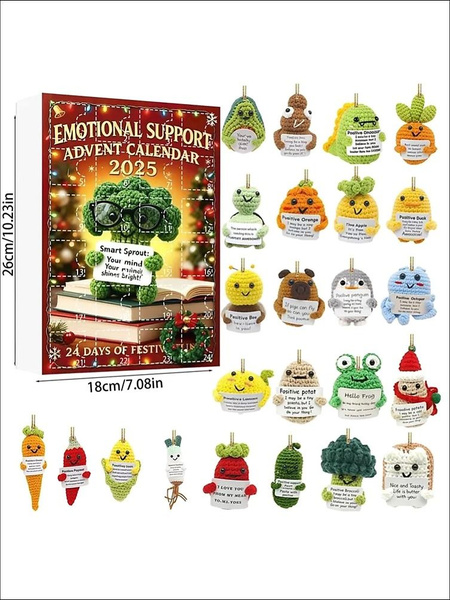 Адвент-календарь творческий EMOTIONAL SUPPORT ADVENT CALENDAR 2025 ...