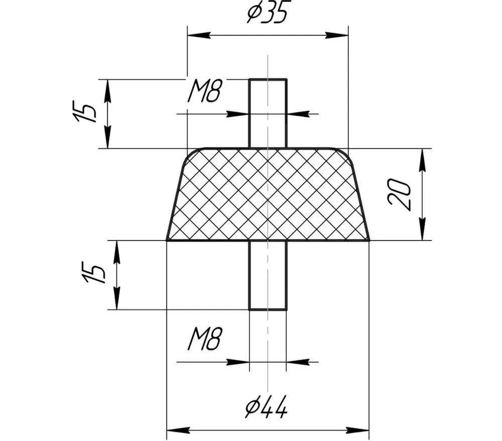 Виброопора для кондиционера до 50 кг. 4 шт. купить на OZON по низкой ...