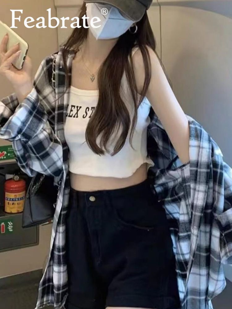 Рубашка Женский Feabrate желто-коричневый Длинный Полиэфирный шелк Аргайл, размер 48 Петля Китай ...