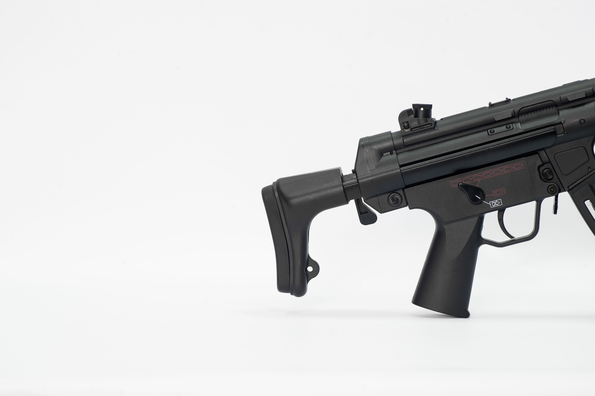 Автомат с орбизами H&K MP5 из нейлона и из металла черный купить на ...