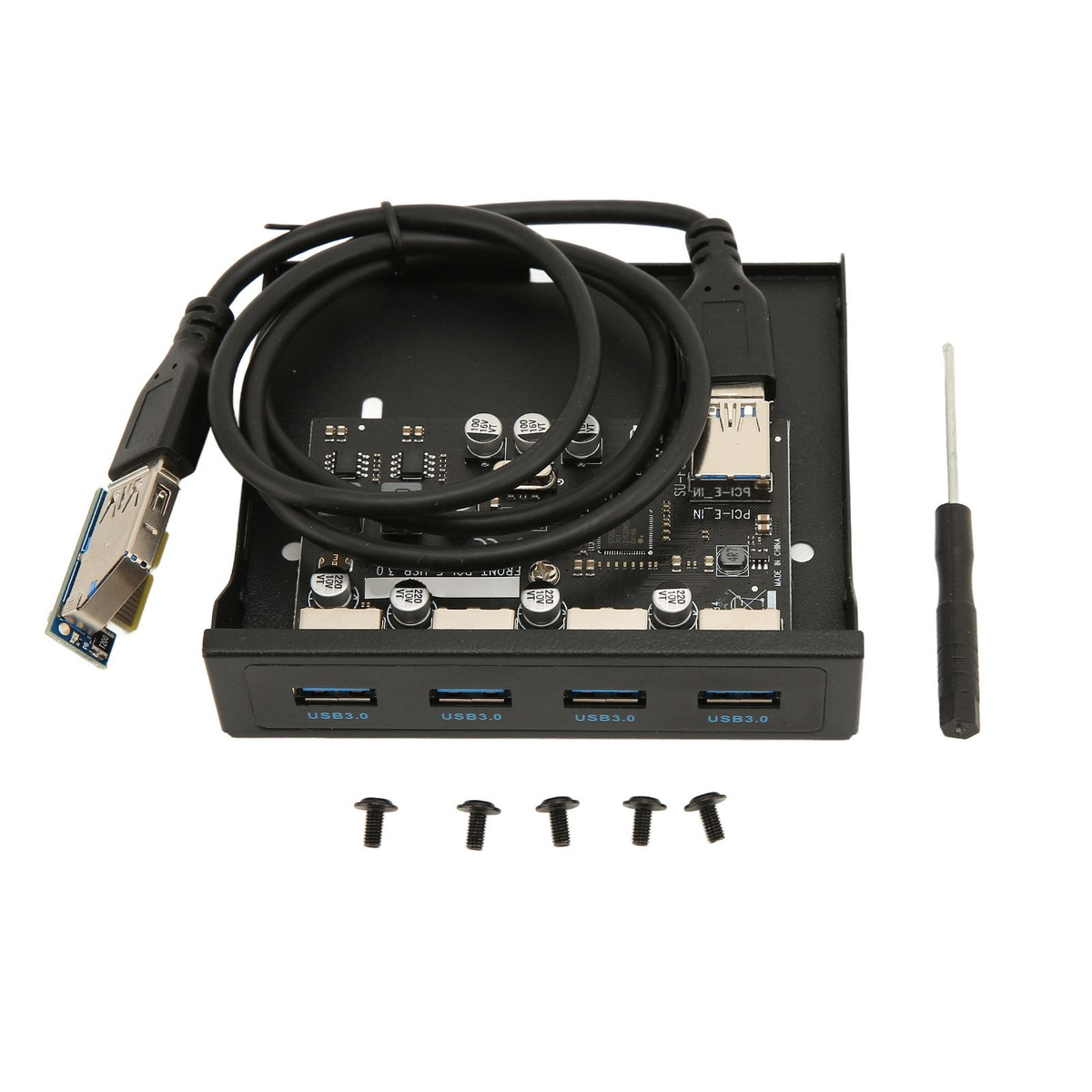 PCIE to USB 3.0 PC Front Panel, универсальный адаптер, 4 порта, для ...