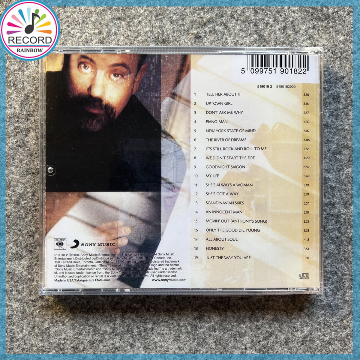 Billy Joel Piano Man: The Very Best of Billy Joel 2004 CD Совершенно новый Запечатанный Альбом ...